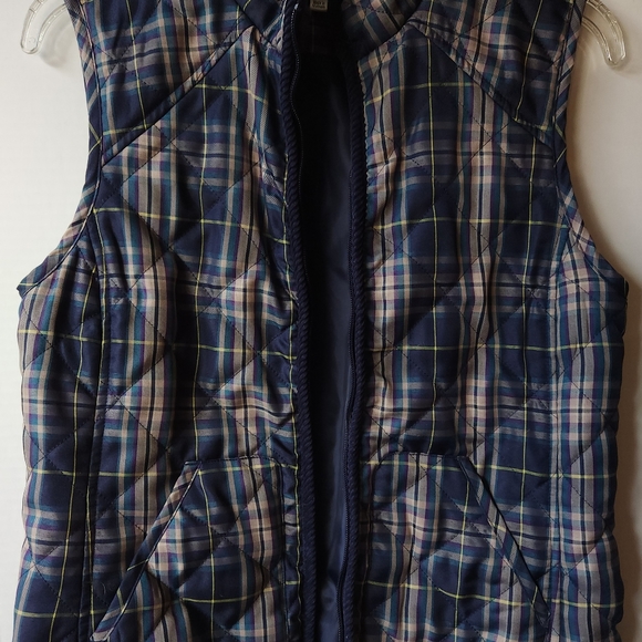 croft & barrow | Jackets & Coats | Croft Barrow Blue Plaid Vest | Poshmark